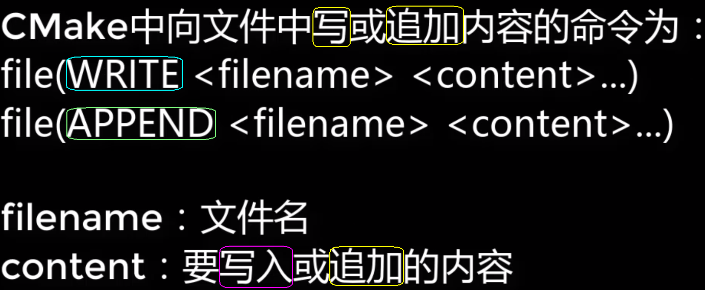 cmake(三十四)Cmake文件操作file之写操作_cmakelists.txt file append-CSDN博客