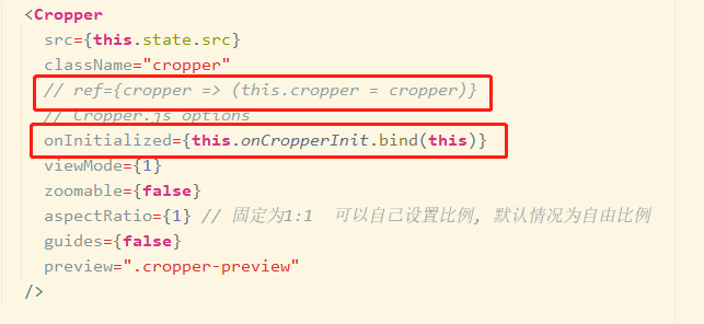 this.cropper.getCroppedCanvas is not a function如何解决（React-Cropper）_e.mycropper.getcroppedcanvas ...