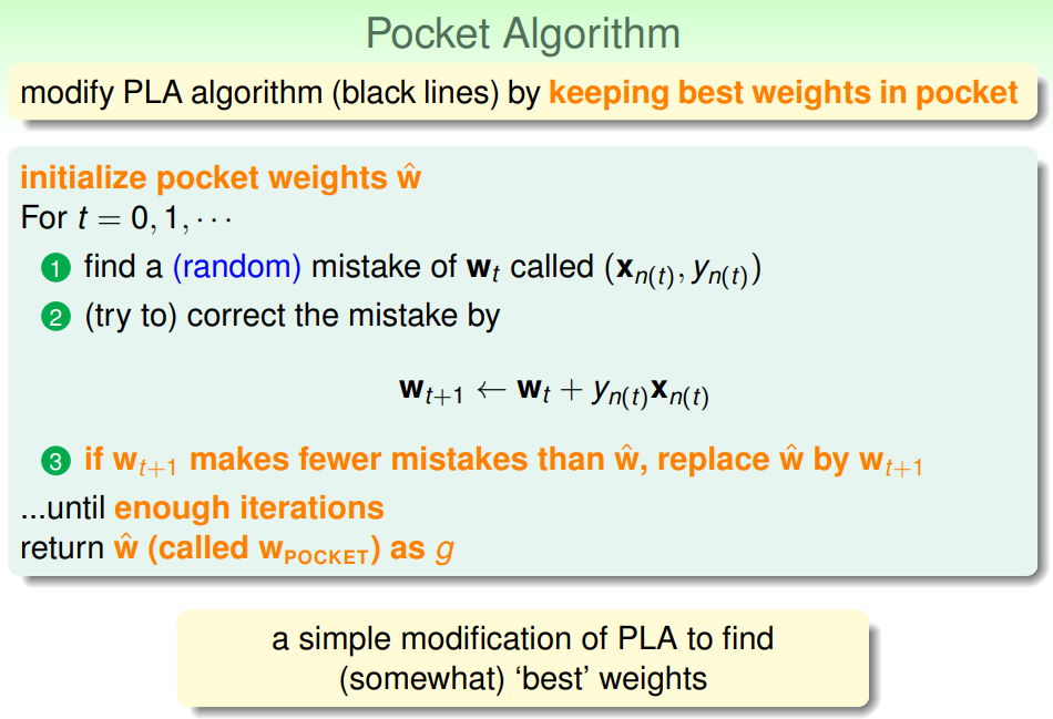 【机器学习】PLA (感知机算法 Perceptron Learning Algorithm)_对于感知器算法(pla),假设第t次迭代时,选择的是第n个样本:,下述那个式子正确?-CSDN博客