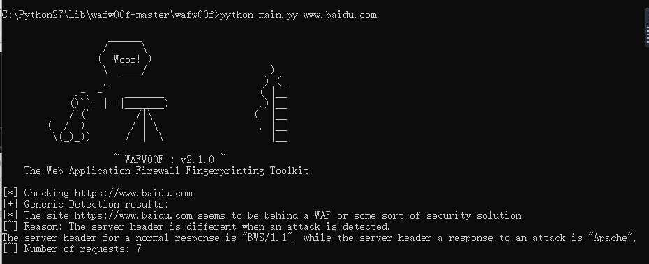手工识别WAF与Windows、kali下安装并使用wafw00f_cwap-waf-CSDN博客