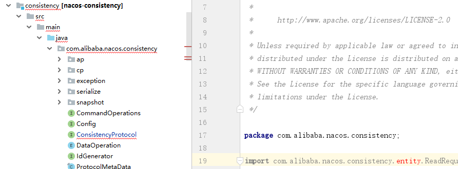 运行nacos源码 com.alibaba.nacos.consistency.entity包下类缺失问题-CSDN博客