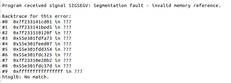 关于gamit10 7批处理报错segmentation Fault Invalid Memory Refrence的解决办法 Segmentation Fault With