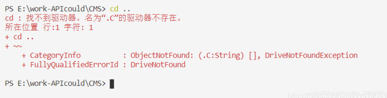 Vscode报错:找不到驱动器。名为“c”的驱动器不存在。找不到驱动器。名为“d”的驱动器不存在。 Csdn博客