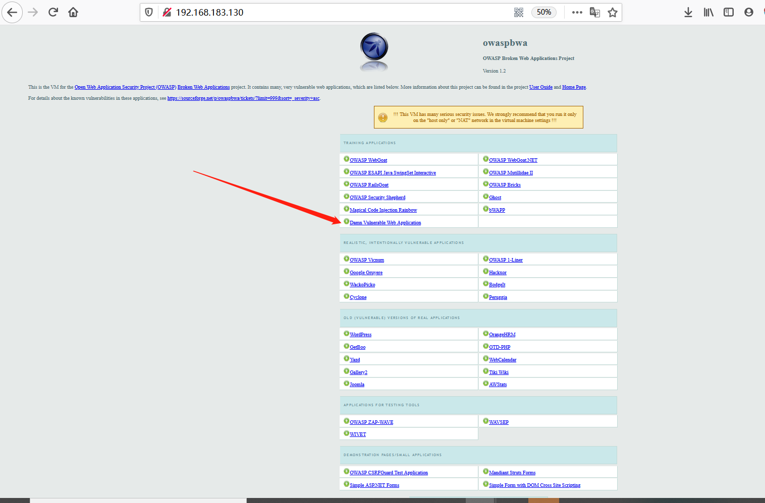 小白如何搭建自己的OWASP靶机_a5 - security misconfiguration-CSDN博客