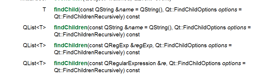 Qt每天一个小技巧之QObject ::children 以及对应findChildren_object带有children 是什么格式-CSDN博客