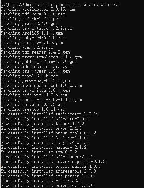 AsciiDoc的安装和简单使用_yingtaojiayue的博客-CSDN博客