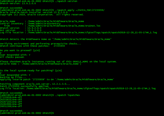 Weblogic OPatch weblogic Opatch Ju1y CSDN 