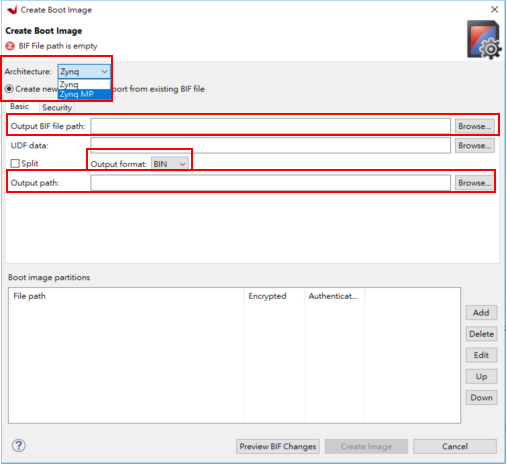 在Xilinx Vivado and Vitis上建立闪存启动映像(flash boot image) 以 ZCU102 为例_create boot image-CSDN博客