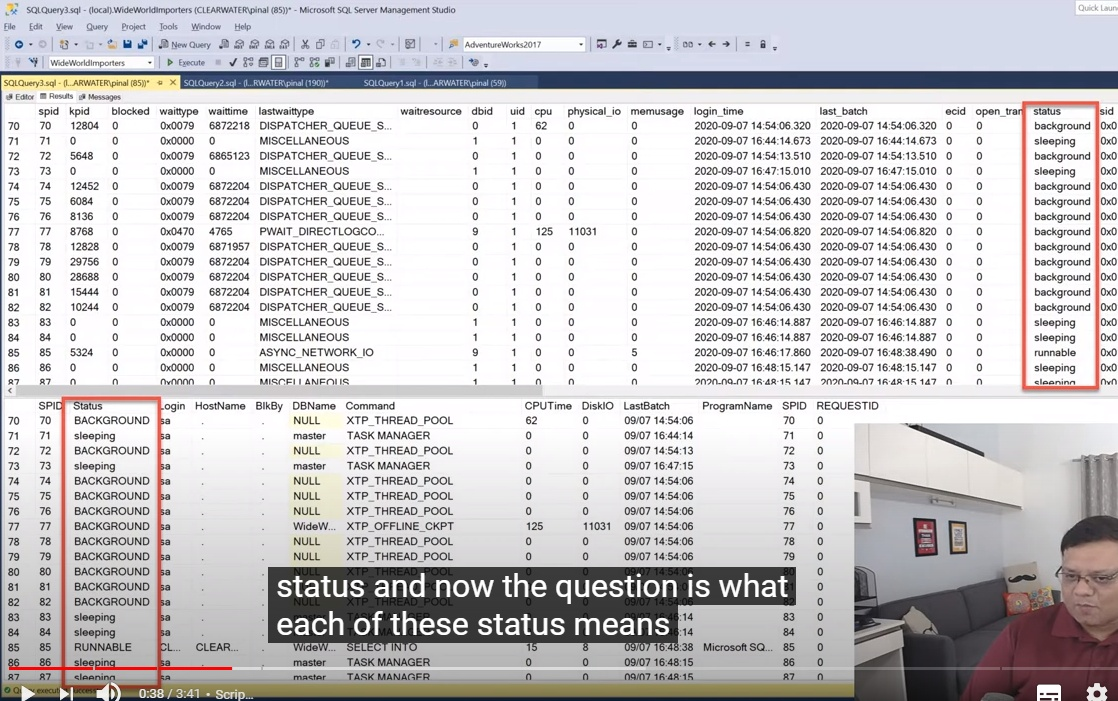 SQL Server 的状态值 Runnable、Running、Suspended、Sleeping等含义介绍_sqlserver suspended-CSDN博客