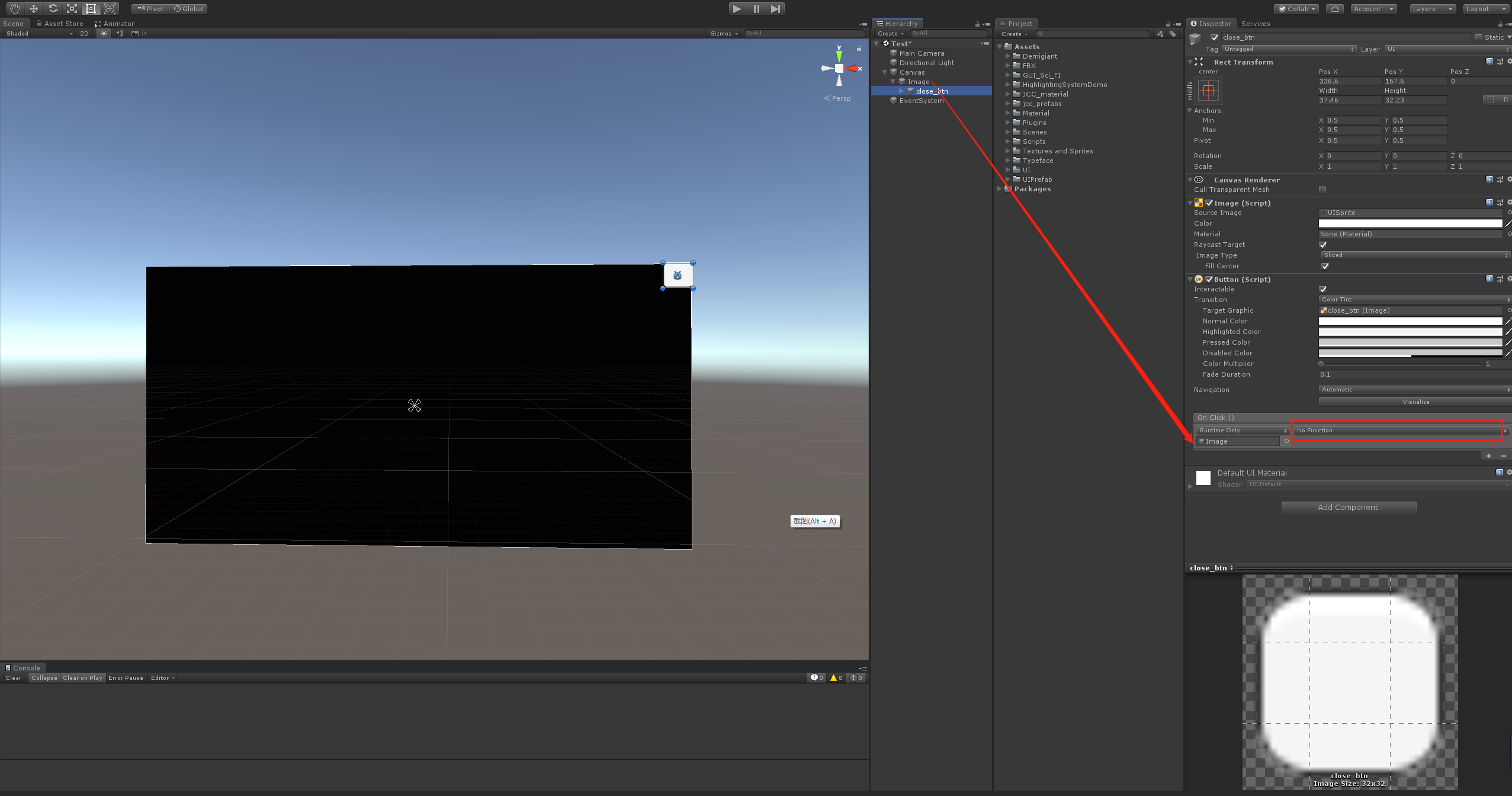 Unity UGUI按钮控制物体显示隐藏的小技巧_unity中通过点击按钮控制模型隐藏-CSDN博客