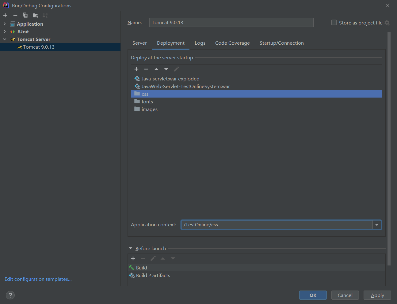 IDEA下JavaWeb项目部署到tomcat服务器无法访问静态文件（文件夹）解决方法_idea tomcat 找不到静态资源-CSDN博客