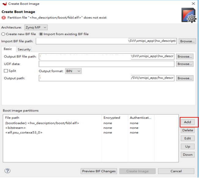 在Xilinx Vivado and Vitis上建立闪存启动映像(flash boot image) 以 ZCU102 为例_create boot image-CSDN博客
