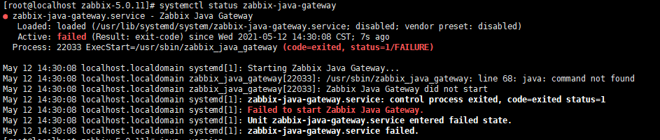 zabbix监控tomcat之Zabbix-java-gateway启动报错_zabbix安装zabbix-java-gateway后无配置文件-CSDN博客