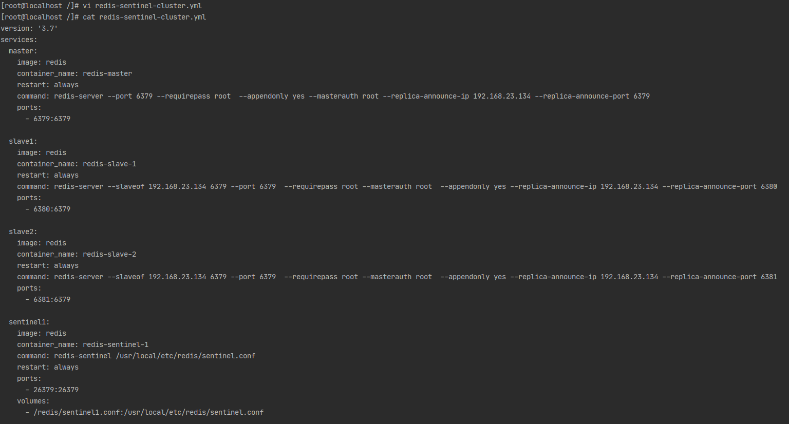 Docker环境下docker Compose安装高可用redis集群详解（一主二从三哨兵） Docker Compose Redis Csdn博客