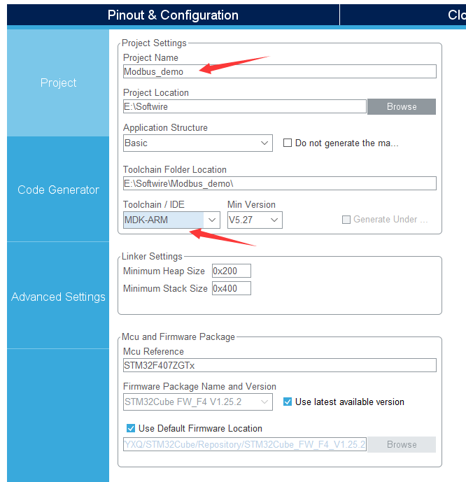 基于STM32CubeMX+STM32F407ZGT6+FreeRTOS+freeMODBUS_RTU的移植_基于stm32cubemx的stm32f407移植freemodbus-CSDN博客