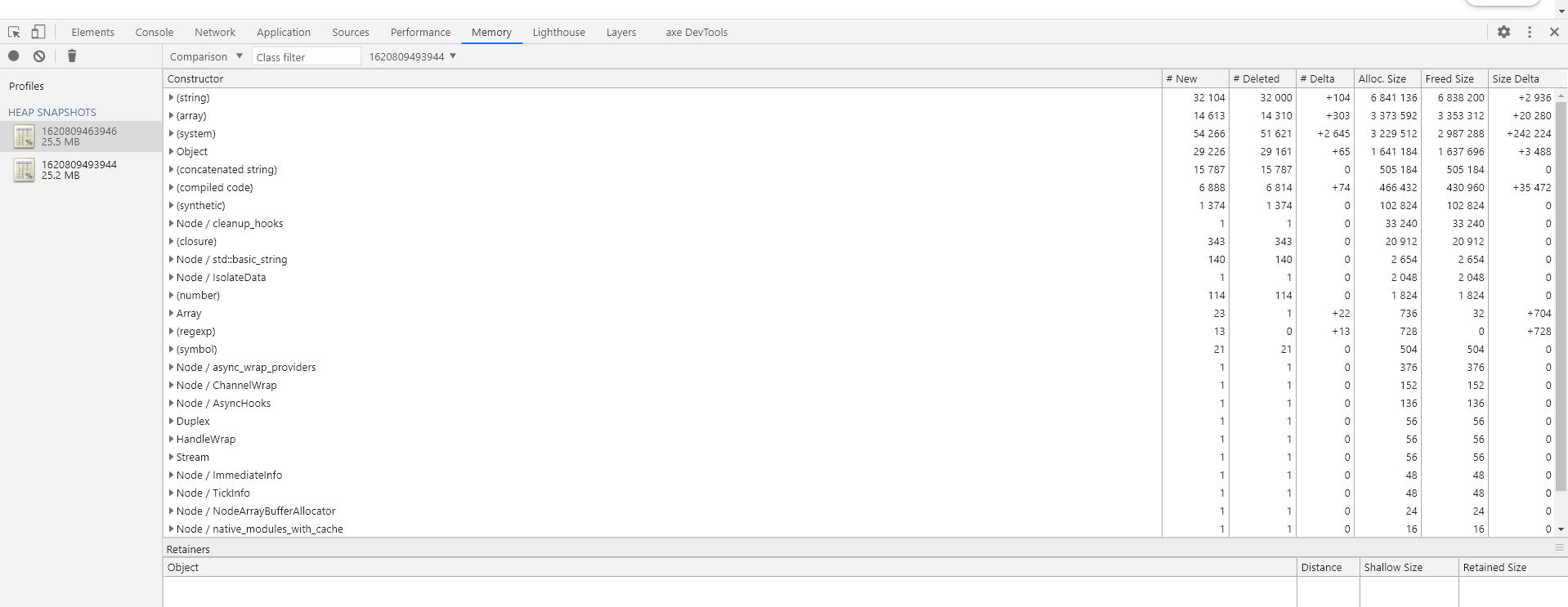 node-heapdump的安装及使用-CSDN博客