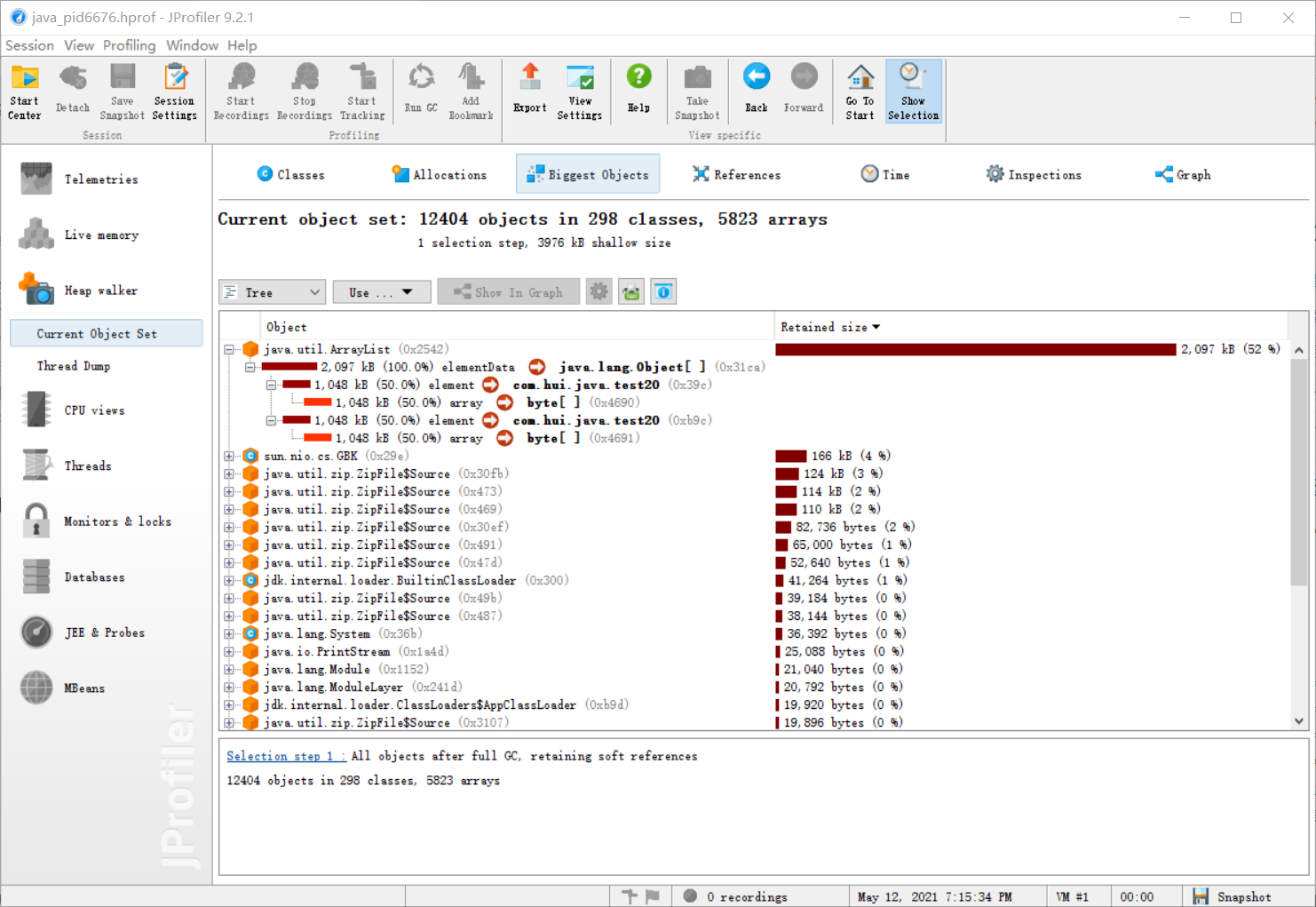 idea使用jprofiler的配置以及检查代码出错-CSDN博客