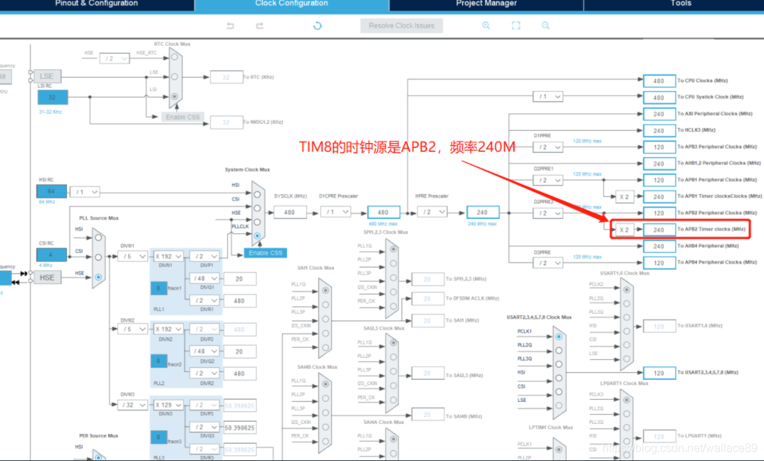 Stm32h743cubemx 定时器tim输出pwm(pwm Generation模式)stm32 Tim8 Pwm Csdn博客