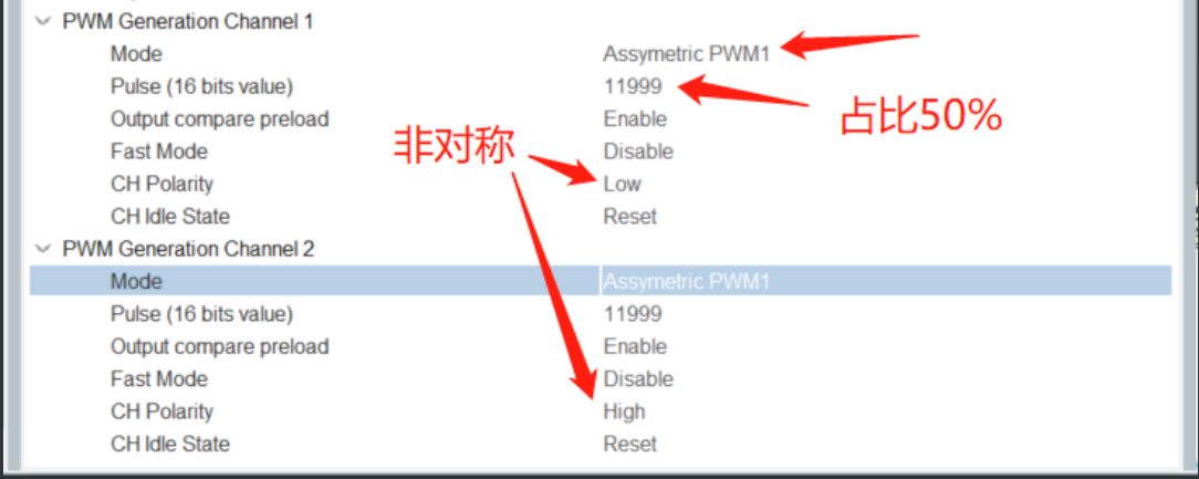 STM32H743+CubeMX-定时器TIM输出PWM（PWM Generation模式）_stm32 tim8 pwm-CSDN博客