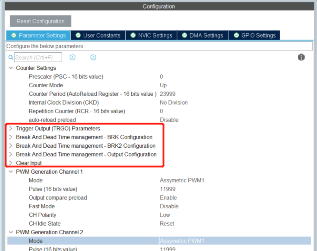 STM32H743+CubeMX-定时器TIM输出PWM（PWM Generation模式）_stm32 tim8 pwm-CSDN博客