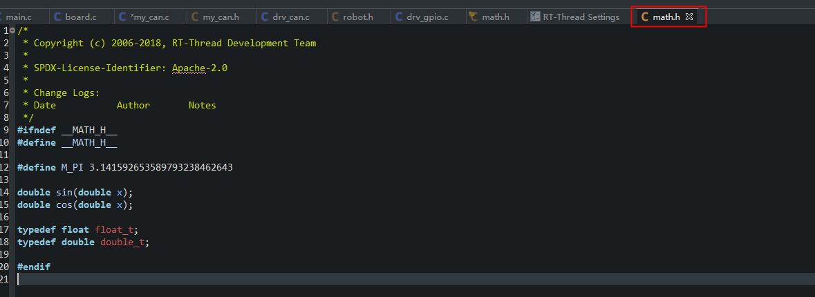 rt-thread studio软件使用math.h和stdlib.h里的函数报错问题_rtthread math-CSDN博客