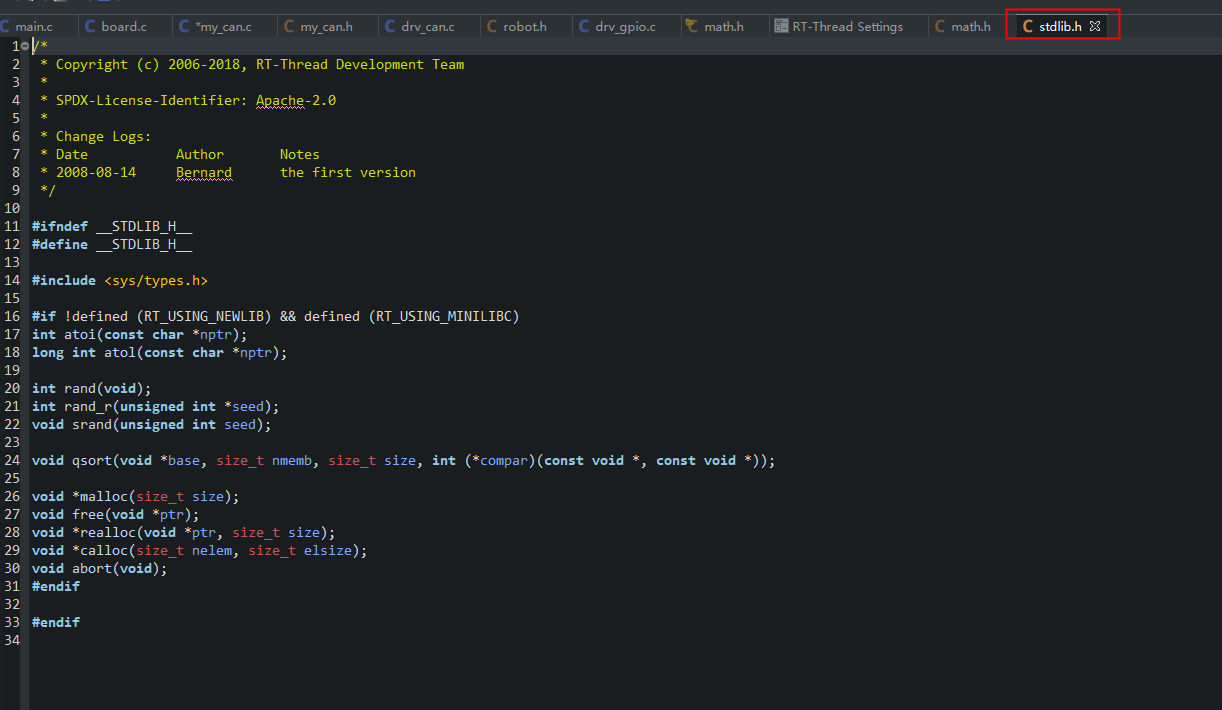 rt-thread studio软件使用math.h和stdlib.h里的函数报错问题_rtthread math-CSDN博客