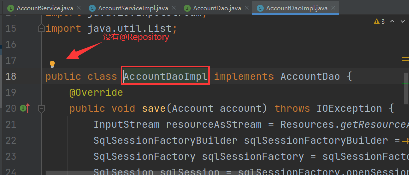 spring注解@Service，@Repository写在接口上还是接口的实现类上的有关测试_@service注解写在接口还是实现类-CSDN博客