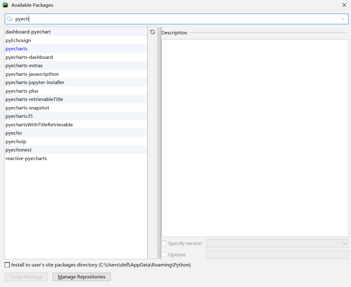 ModuleNotFoundError: No module named ‘pyecharts‘，解决Python运行这一问题_modulenotfounderror: no module ...