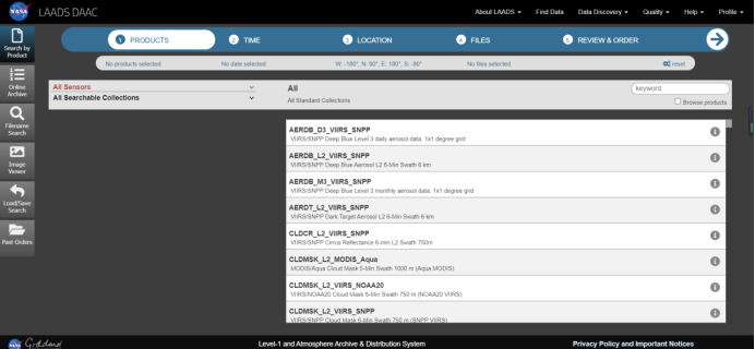 MODIS数据产品下载流程_modis下载数据怎么选择区域-CSDN博客