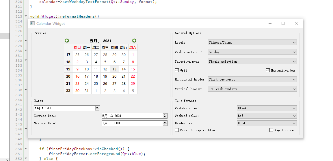 Qt示例之日历_qt开发日程表-CSDN博客