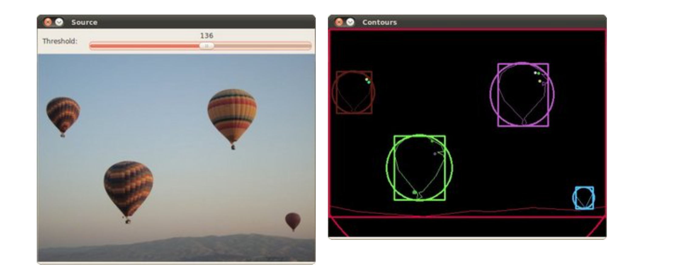 Opencv图像处理笔记c的创建包围轮廓的矩形和圆形边界框boundrect Opencv Csdn博客 