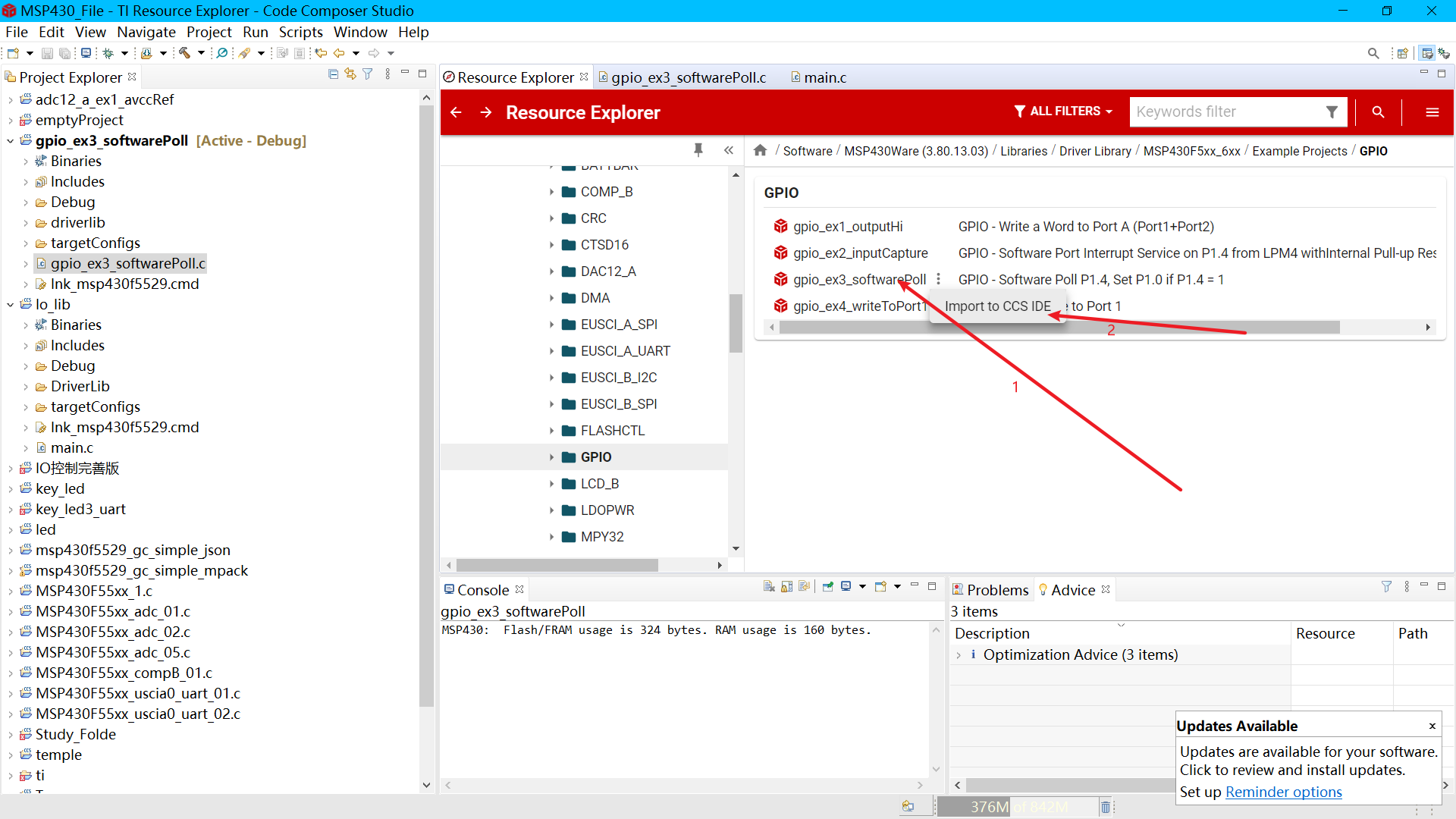 【MSP430库函数教学系列】基于MSP430F5529 TI评估板-CSDN博客
