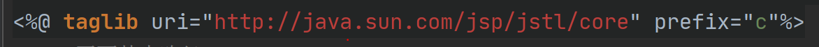 IDEA中＜%@ taglib uri=“http://java.sun.com/jsp/jstl/core“ prefix=“c“%＞报错-CSDN博客