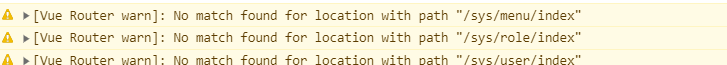 VueRouter4解决: [Vue Router warn]: No match found for location with path “/system/user“,权限动态设置路由_若 ...