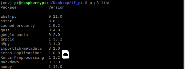 【树莓派4B深度学习 垃圾分类】Chap.1 给树莓派配置keras+tensorflow【深度学习 招式篇】_基于深度学习的垃圾分类所需要的pip环境-CSDN博客