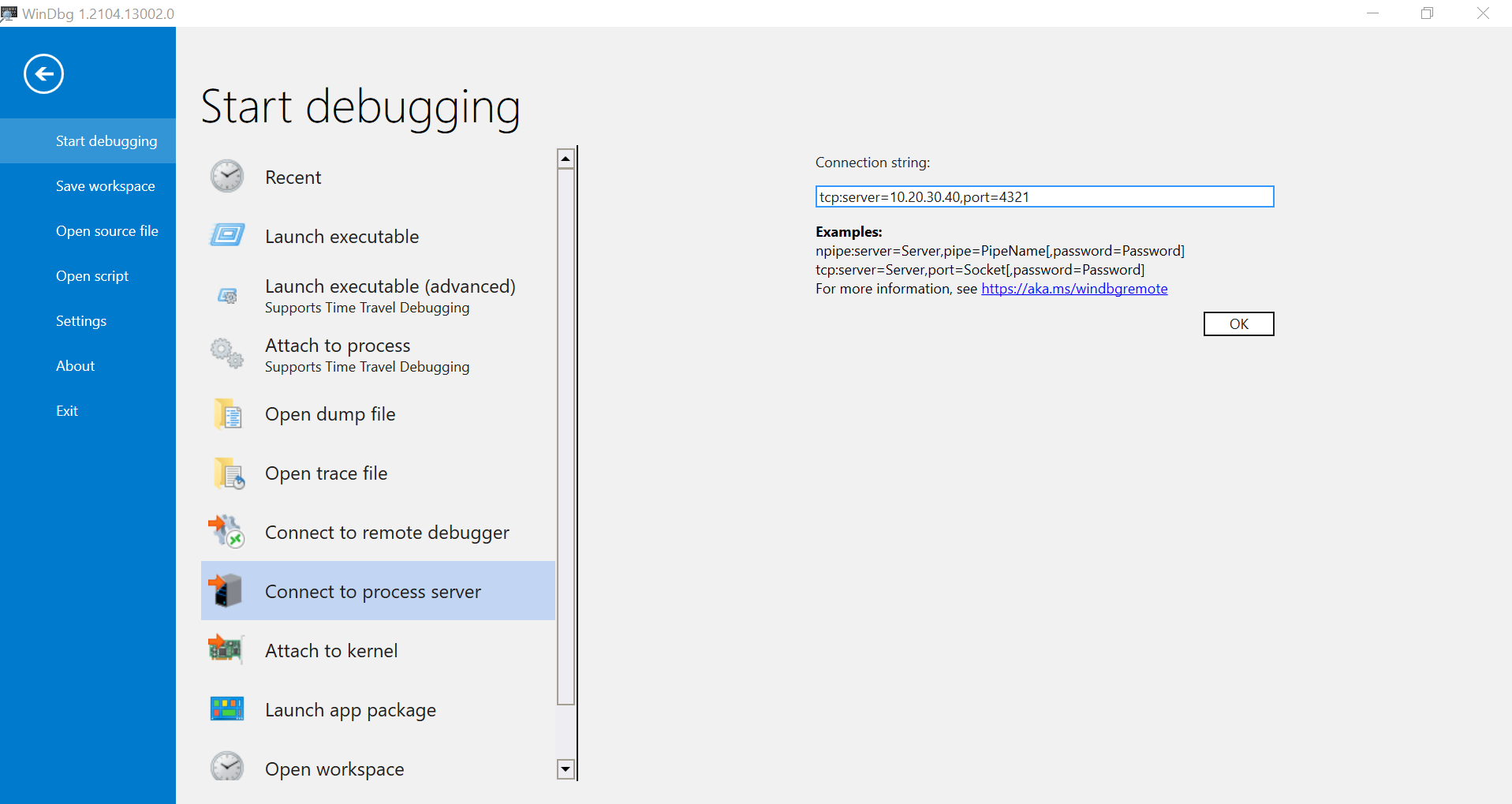 搭建WinDbg应用程序调试环境_windbg dbgsrv-CSDN博客