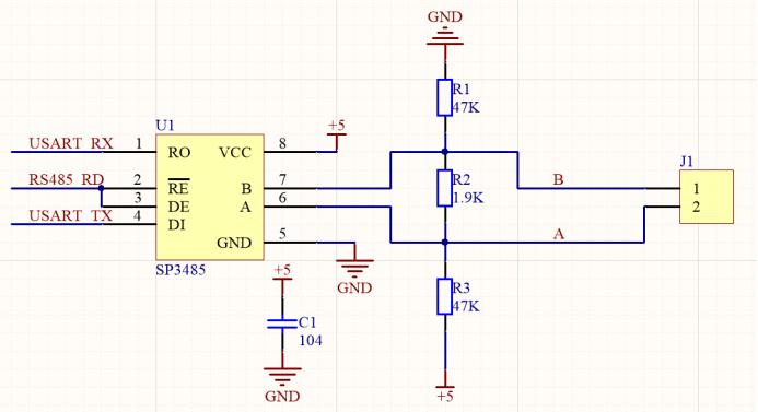 RS485模块的介绍及引脚连线说明_sp485ee芯片引脚图-CSDN博客