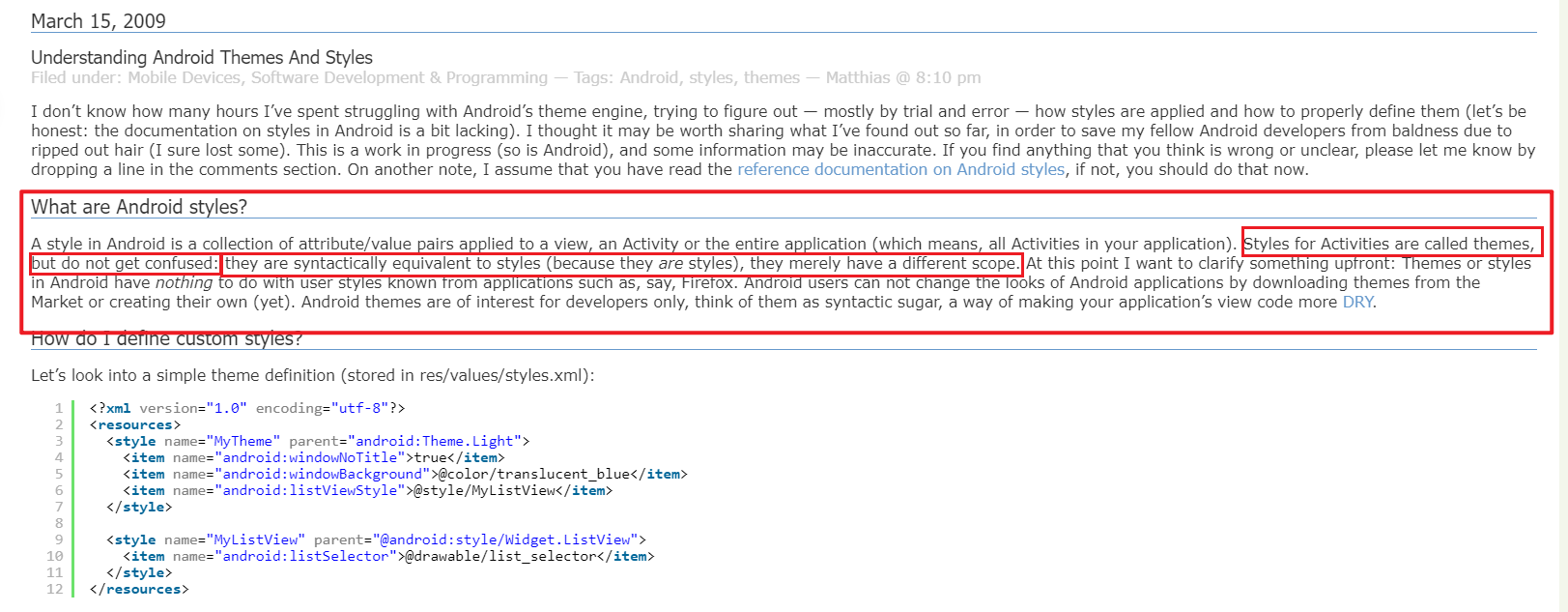 android_styles.xml和themes.xml文件有啥区别/各是什么_themes.xml和styles.xml区别-CSDN博客
