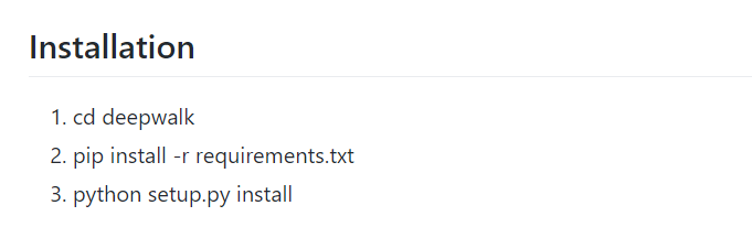 Deepwalk的配置与运行pip Install Deepwalk 失败 Csdn博客 
