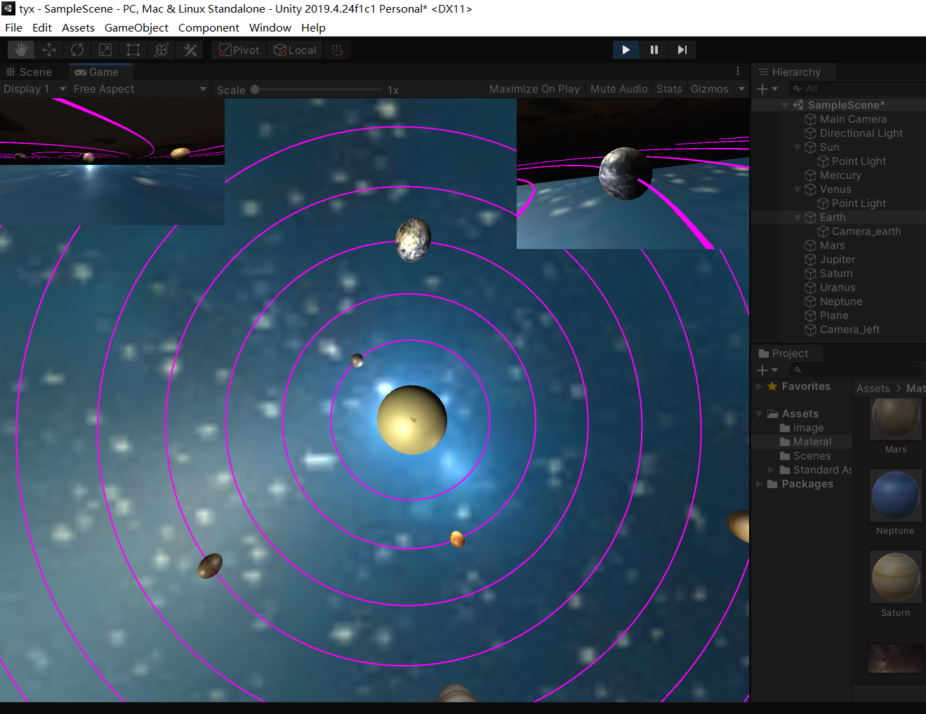 Unity做一个太阳系_untiy太阳系资源-CSDN博客