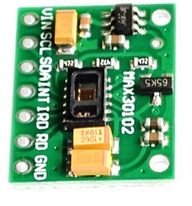 Ardunio开发实例-MAX30102脉搏血氧饱和度和心率监测传感器_max30102模块尺寸图-CSDN博客