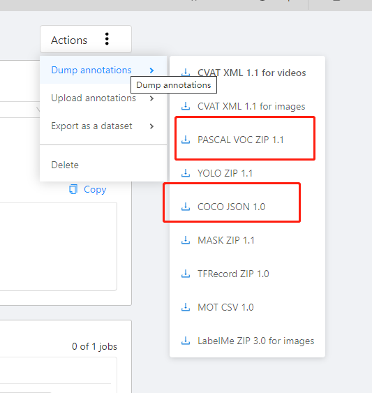 mmdetection训练自己的数据集--CVAT标注文件导出coco格式及相关操作_cvat 导出json数据-CSDN博客