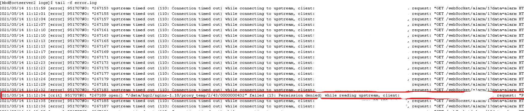 Nginx 请求后台接口200，但是前端报错；nginx 读写临时文件夹proxytemp报错permission Deniednginx 访问文件 有时候200但是没有权限 