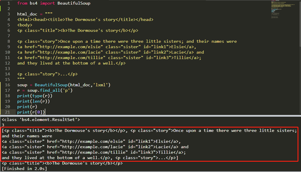 爬虫笔记14：bs4简介、bs4的快速入门、find()和find_all()方法_bs4 find-CSDN博客