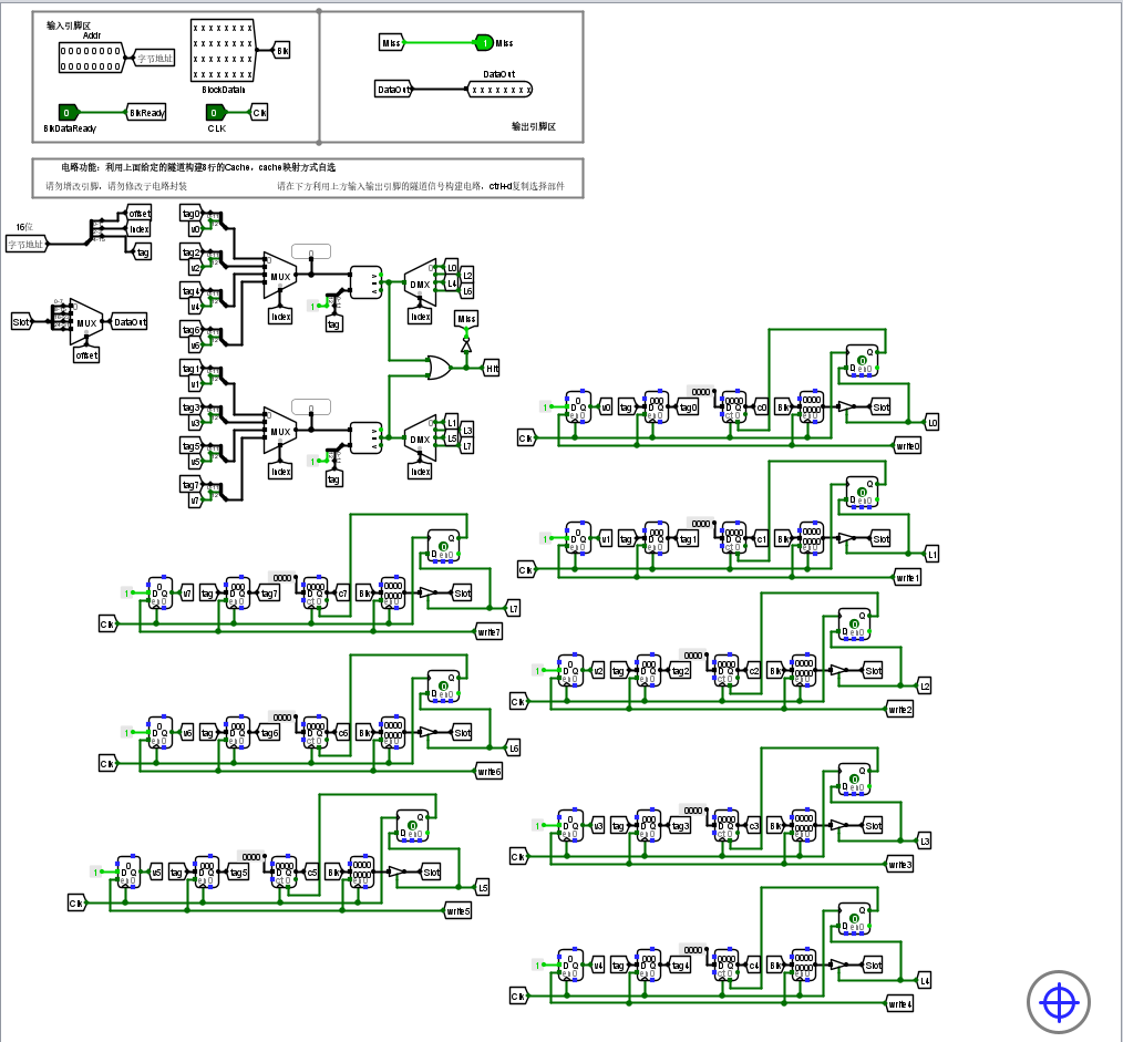 计算机组成原理存储系统logisim_cache直接相联logisim电路-CSDN博客