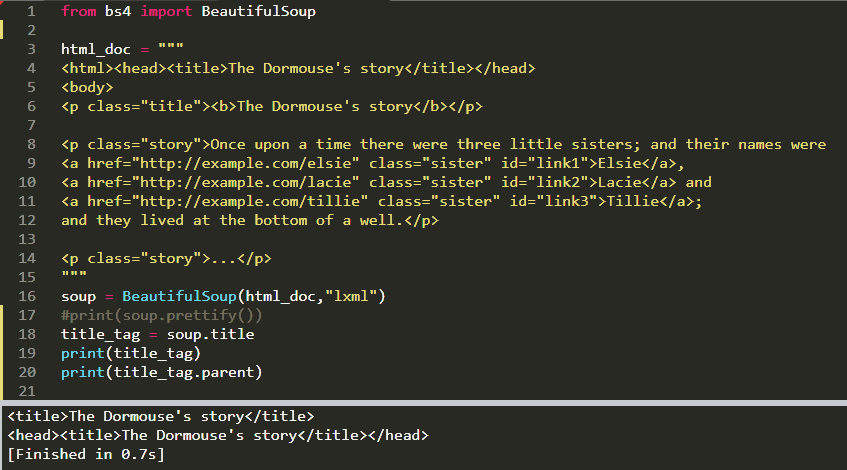 爬虫笔记14：bs4简介、bs4的快速入门、find()和find_all()方法_bs4 find-CSDN博客