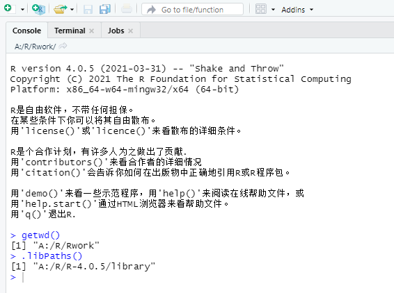 Rstudio 更改工作路径和安装包的路径_如何更改setwd-CSDN博客