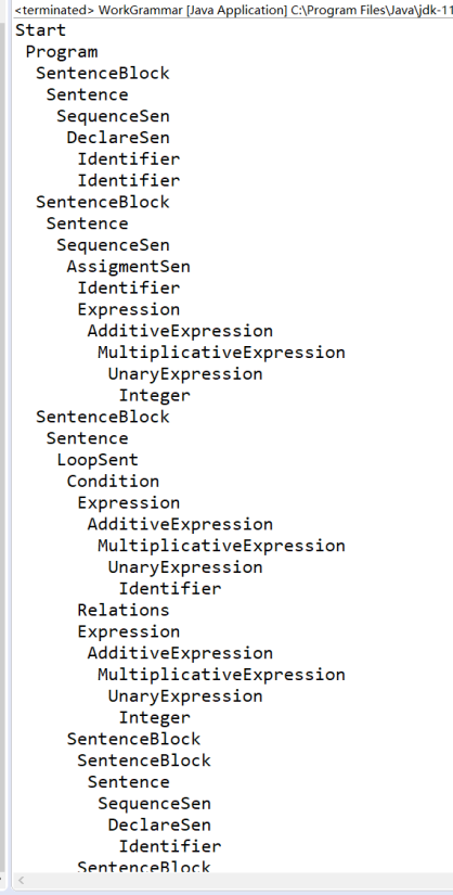 JavaCC语法分析实验二_设计 minic 的上下文无关文法,在“parser.jjt”文件中表示该文法,生成 调试递归下-CSDN博客