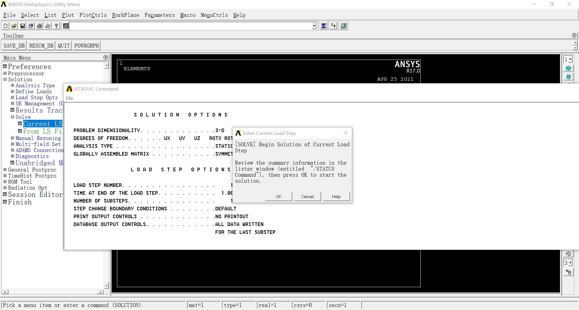 基于ANSYS-APDL的简单静力学分析示例（悬臂梁）_apdl案例-CSDN博客