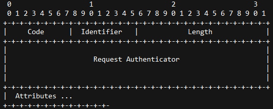 Radius认证协议（二）_radius报文-CSDN博客